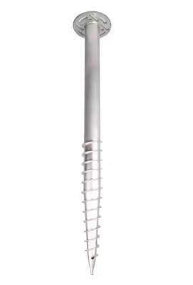 China Sturdy Galvanized Helical Ground Piles For Temporary And Permanent Uses for sale