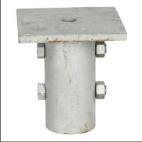 China steel New Structural Caps For Supporting Structures Hot Dip Galvanized for sale
