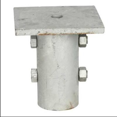 China steel New Structural Caps For Supporting Structures Hot Dip Galvanized for sale