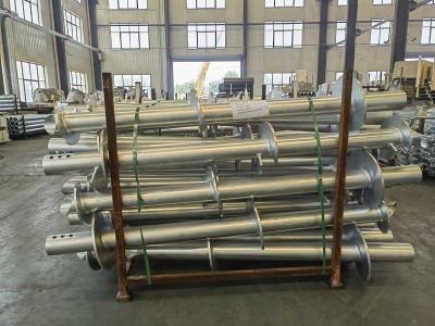 China Solar Foundation Steel Pipe Anchor Helical Screw Pile Foundation Pile for sale