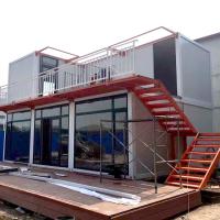 China Prefabricated Combined Portable Low Cost Steel Structure Modular Apartment/Villa/Offices/Dormitory Container for sale