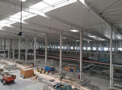 China Prefabricated Fire-Resistent Steel Structure Warehouse Flexible Space Design for sale