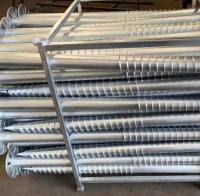 China Q235B Galvanized Ground Screw Screw Helical Pile for Solar Energy System Roadway Products for sale