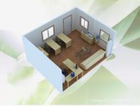 China Prefab Mobile Flat Pack Container Modular Transport Friendly Weather Resistance for sale