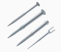 China Helical Screw Piles Bolt Head Ground Anchor Spiral Ground Anchor Drill for sale