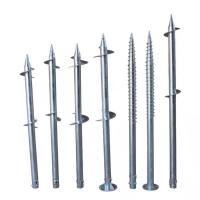 China Solar Mounting Ground Anchor Helical Piles For Foundations Screw Pile for sale