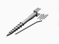 China High-quality factory price U Shape Galvanized Steel Ground Screw Pile for sale