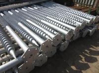 China Lightweight Hot Dip Galvanized Steel Screw Anchors Steel Solar Energy System for sale