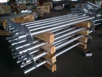 China Construction Engineering Hot Dip Galvanized Round Pipe Helical Piles Q355 for sale