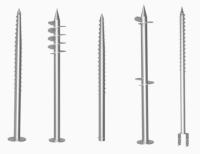 China Screw Piles Anchor Hot DIP Galvanizing HDG Ground Screw Wooden House Foundation Pile for sale
