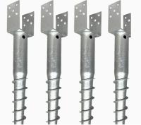China Hot Dipped Galvanized Earth Screw Ground Helical Screw Pile For Solar Mounting for sale
