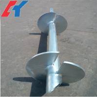 China Factory Made Light Steel Construction Helical Anchor Pile for Solar Foundation System for sale