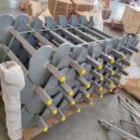 China Utility Power Structure Foundation Square Solid Helical Anchor for sale