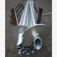 China Galvanized Carbon Steel Helical Ground Screw Piles 2.75mm 3mm 3.5mm for sale