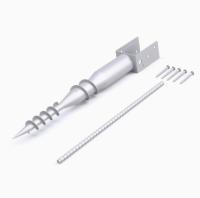 China Galvanized Helical Ground Screw Pile Pole Anchor In Foundation Solar Enery System for sale