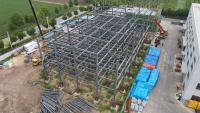 China Large Span Safety High Rise Prefab Storage Steel Structure Frame Apartment Hotel for sale