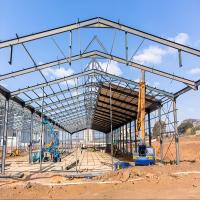 China Pre-Fabricated Steel Structure Metal Building Kit Light Garage Storage Shed Welded Workshop Barn and Warehouse Shed for sale