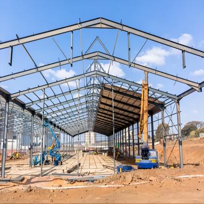 China Pre-Fabricated Steel Structure Metal Building Kit Light Garage Storage Shed Welded Workshop Barn and Warehouse Shed for sale