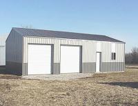 China Steel Structure Prefab Metal Garage Warehouse for sale