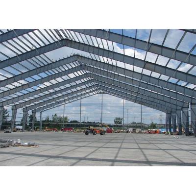 China Customizable Modern Church Light Steel Structure Prefabricated Factory Building Solid H-shape Steel Beam Welding Bending Cutting for sale