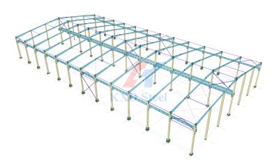 China Prefabricated Steel Warehouse & Workshop for Mold Factories for sale