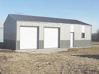 China Steel Structure Prefab Metal Garage Warehouse for sale