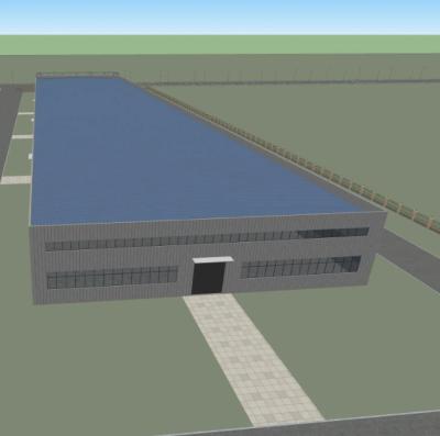 China Steel Structure Prefabricated Metal Structure Steel Frame Factory Building for sale
