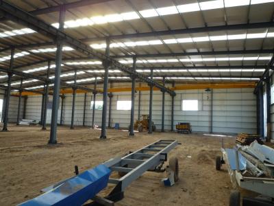 China Large-Span Steel Structure Workshop for Manufacturing & Assembly for sale