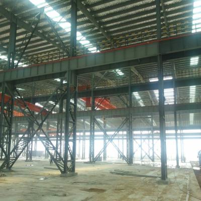 China High-strength H-section Steel Structure Building with Corrosion Resistant Prefabricated Industrial Quick Installation for sale