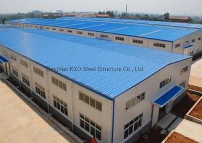 China Prefabricated Steel Structure Warehouse with Q235B/Q355B Steel Large Span and Customized Design for sale
