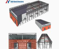 China Custom Design Prefabricated Steel Store Shed with Durable Q355B Steel and Bolt Connection for sale