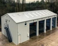 China Prefabricated Steel Structure Workshop with Large Span Q235B/Q355B Steel and ISO 9001 Certification for sale