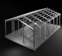 China Prefabricated Metal Frame Structure Building Multi-Story Steel Apartment Buildings for sale