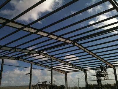 China Earthquake Resistant Steel Building with Galvanized and Painted Metal Structure for 50 Years Life Time for sale