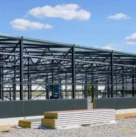 China Prefabricated Steel Building with High-strength Steel and 50-year Lifespan for Easy All Bolt Connection Installation for sale