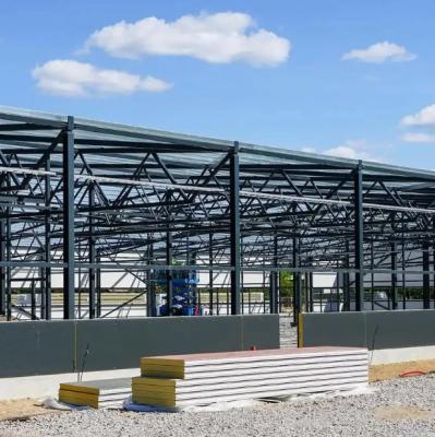 China Prefabricated Steel Building with High-strength Steel and 50-year Lifespan for Easy All Bolt Connection Installation for sale