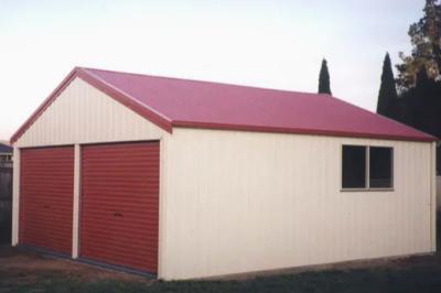 China Galvanized Steel Frame Prefabricated Steel Garage with Customizable Design and Wind Load Up to 300 km/h for sale