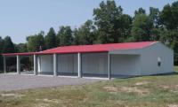 China Galvanized Steel Frame Prefabricated Steel Garage with Customizable Design and Wind Load Up to 300 km/h for sale