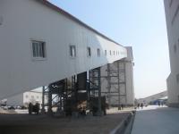 China Prefab Steel Structure Workshop with 60m Clear Span Q355B Steel for sale