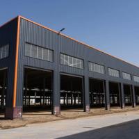 China Lightweight Prefabricated Steel Warehouse with Hot DIP Galvanized Surface and Fast Installation for sale