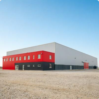 China Prefab Steel Structure Workshop with 20-50 Years Service Life Q235 Q355B Carbon Steel Frame and Wind Snow Seismic Design Load for sale