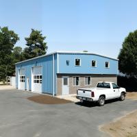 China Prefab Metal Shed Steel Structure Warehouse with Epoxy Zinc Primer Painting Q235b Q355B Carbon Steel and Wind Snow Seismic Design Load for sale