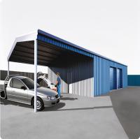 China Fast Construction Structural Steel Building with 50 Years Lifespan Customizable Size and Wind Resistance Grade 12 for Car Repair Workshop for sale