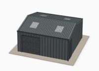 China Hot Rolled Light Steel Structure Prefabricated Workshop with Customizable Length and 30 Year Warranty for sale