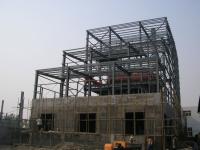 China Hot Deep Galvanized Prefab Steel Building with Wind Resistance Grade 12 and Earthquake Resistance Grade 8 for sale