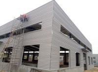 China Hot Deep Galvanized Prefab Steel Building with Wind Resistance Grade 12 and Earthquake Resistance Grade 8 for sale