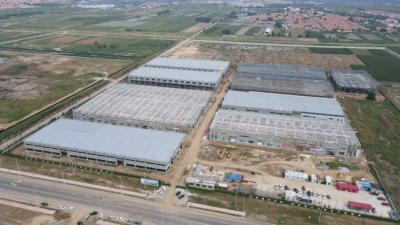 China Fabricated Light Steel Structure Workshop with Earthquake Resistance Low Maintenance and Customizable Design for sale