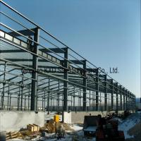 China Large Span Galvanized Steel Frame Warehouse For Factory Storage for sale