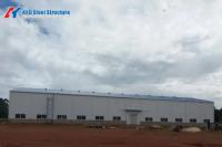 China Pre-Engineered Steel Structure Building with 50 Years Life Span, Fireproof Design, and Hot Rolled H Steel Construction for sale