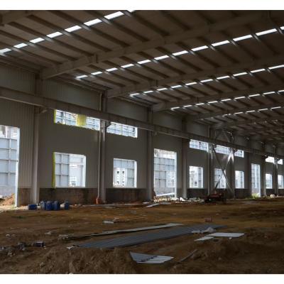 China Prefabricated Steel Structure Building with High Strength Q355B Steel and Sandwich Panel Wall for 50-70 Year Lifespan for sale